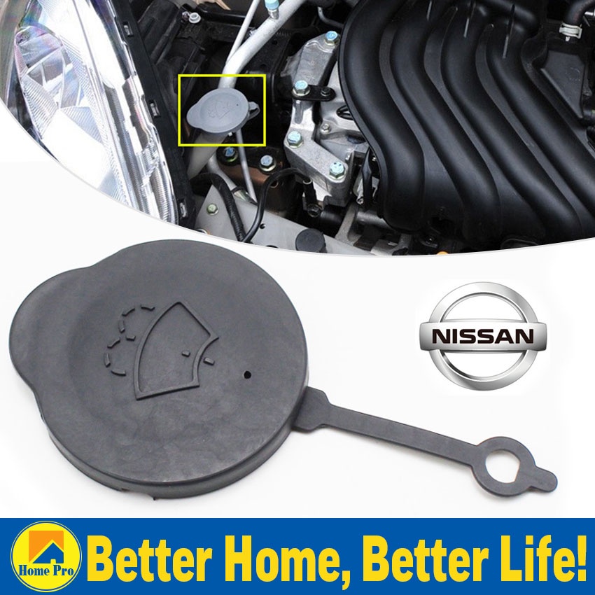 Car Windshield Wiper Fluid Reservoir Washer Bottle Cap For Nissan Water ...