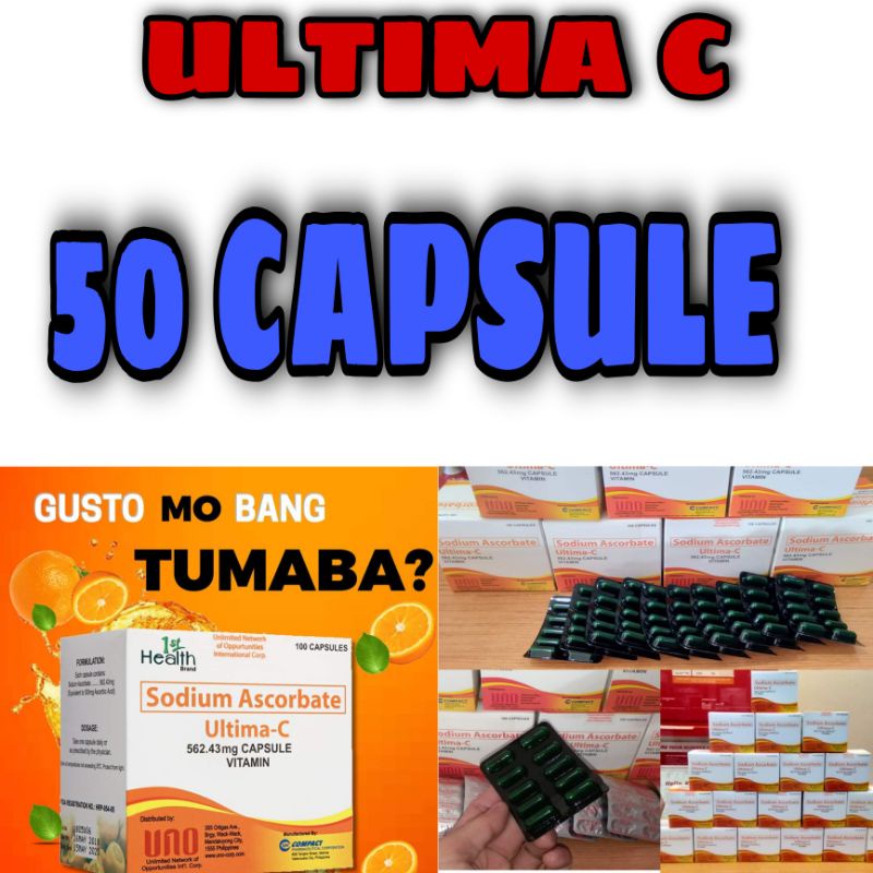 ULTIMA C 50 capsule original | Shopee Philippines