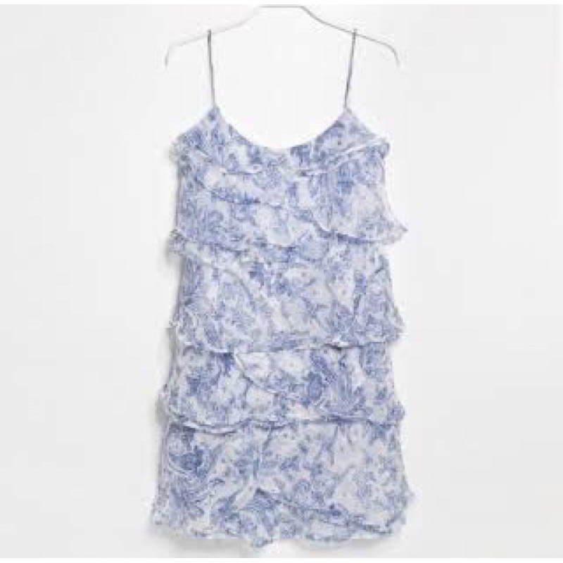 Mango Casual Ruffle Dress | Shopee Philippines