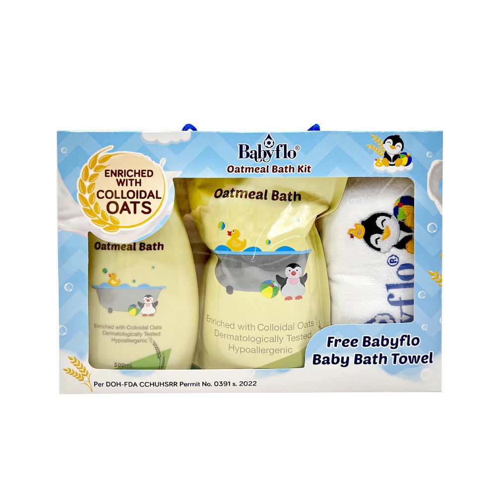 Babyflo Oatmeal Bath Kit | Shopee Philippines