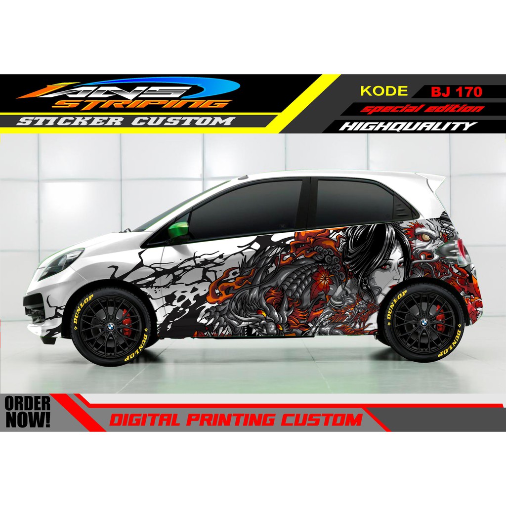 Honda BRIO STICKER / HONDA JAZZ STICKER / JAZZ CAR DECAL STICKER ...