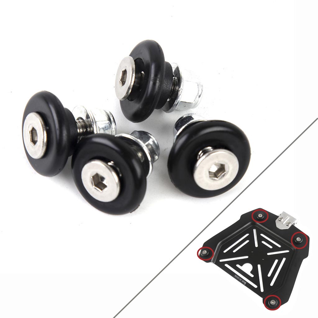 Universal Motorcycle Rear Luggage Case Tail Box Bottom Plate Buckle ...