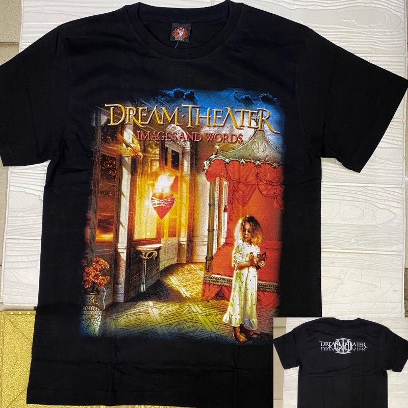 Dream Theater Images & Words Band t cotton roundneck shirt for men tops ...