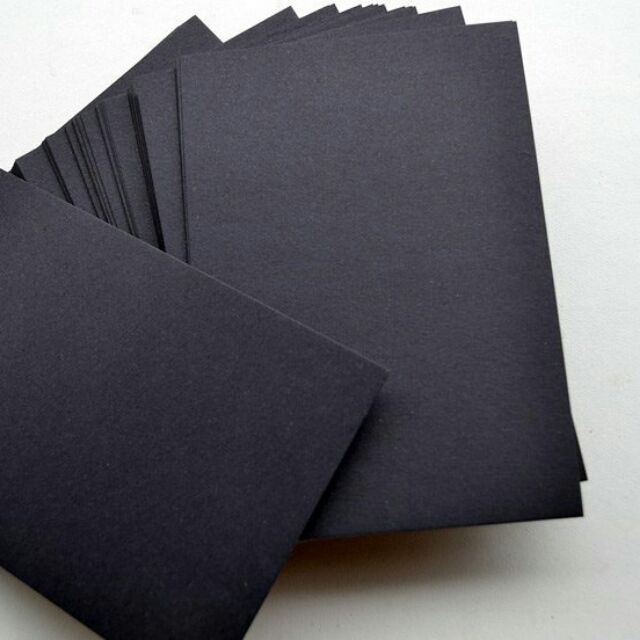 [ Online PAINTING TOOLS ] Canson black paper (set of 10 sheets ...