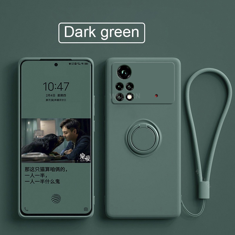Xiaomi Mi POCO C40 F4 X7 X4 Pro 4G 5G Square Liquid Magnetic Holder ...
