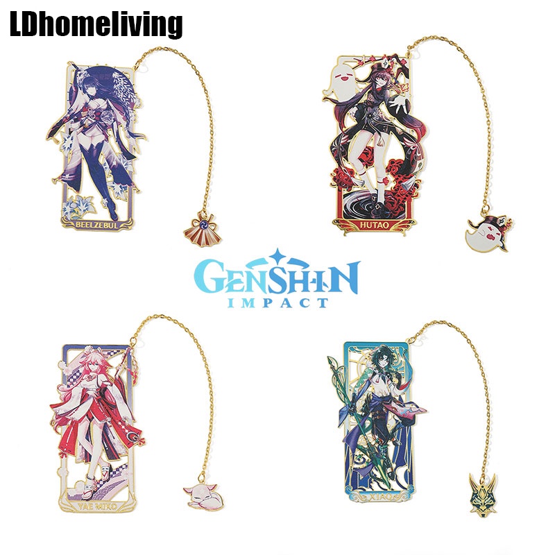 genshin impact bookmark metal bookmark genshin impact miko Raiden ...
