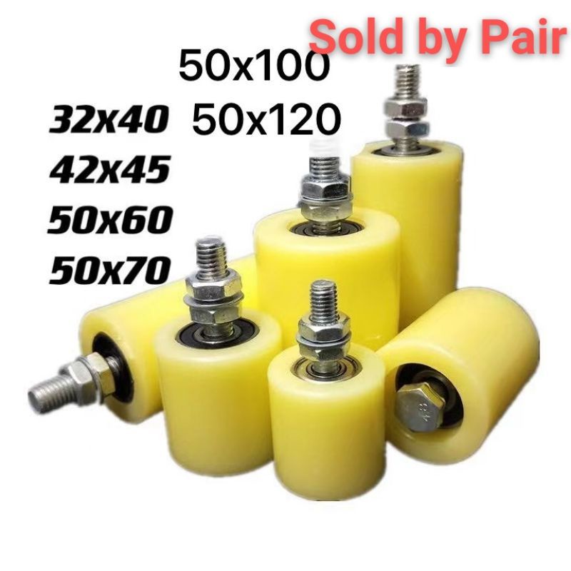 DK COD 2PCS 50x100mm Sliding Gate Top Guide Roller with Ball Bearings ...