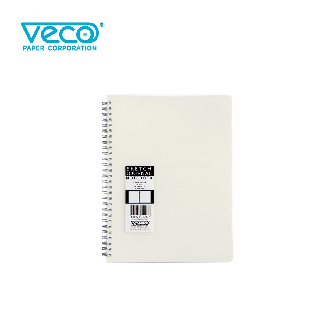 Veco Journal Notebook 4.2x5.7in 100gsm 60's deluxe cream inside pages ...
