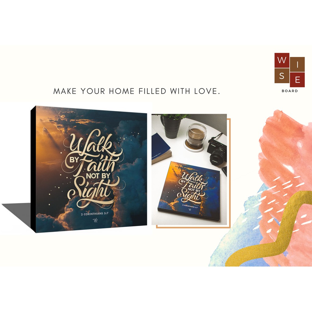 Wall Decor / Canvas / Frame / Bible Verse 1-20 designs | Shopee Philippines