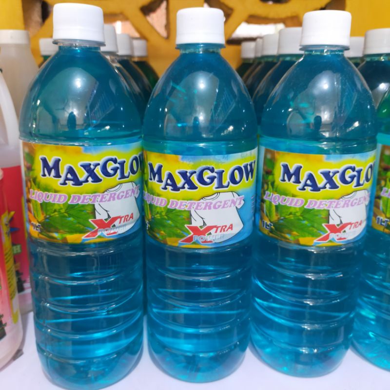 3 pcs/bottles Maxglow Liquid Detergent Soap 1 Liter | Shopee Philippines