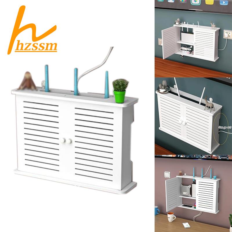 Wireless Wifi Router Storage Boxes Wooden Box L | Shopee Philippines