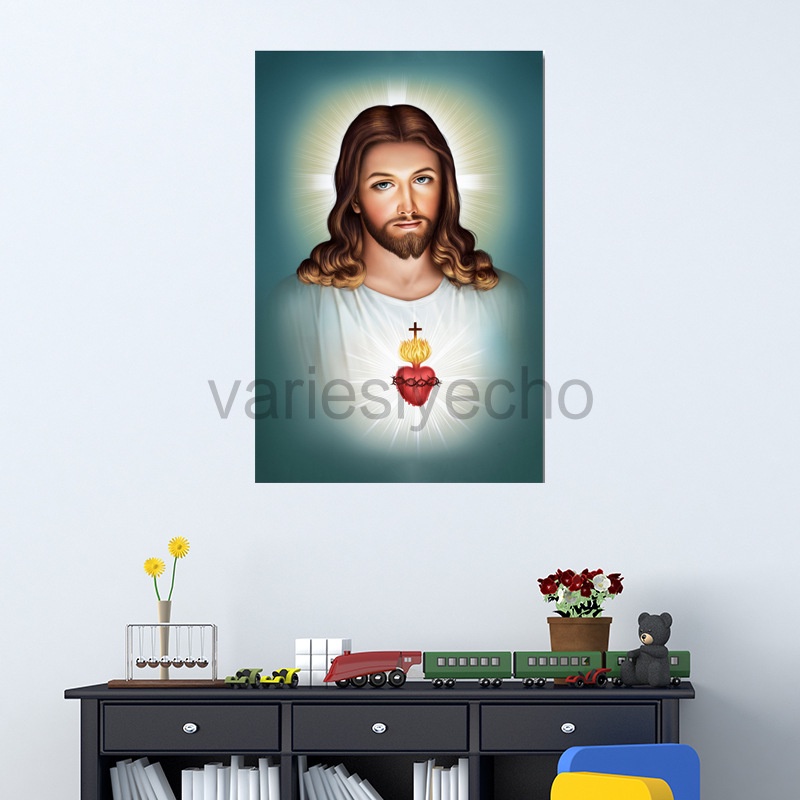 Jesus Christ Poster Picture Canvas Wall Stickers Art Print Home Room ...