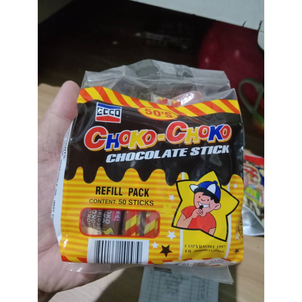 Choko Choko Chocolate Stick 50 Sticks | Shopee Philippines