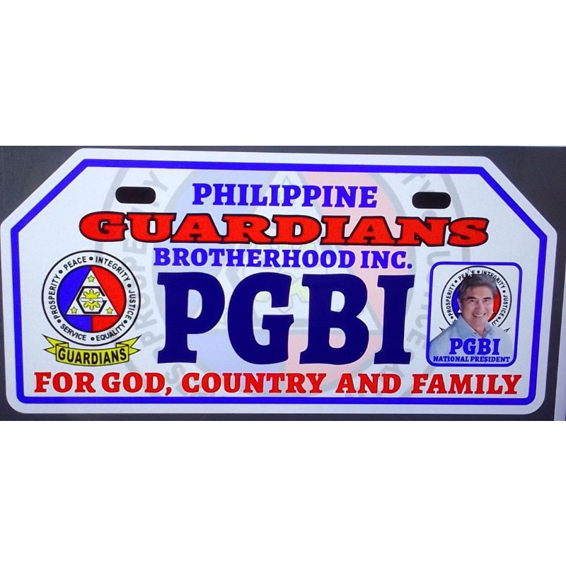PGBI ACRYLIC MOTORCYCLE PLATE 3MM | Shopee Philippines