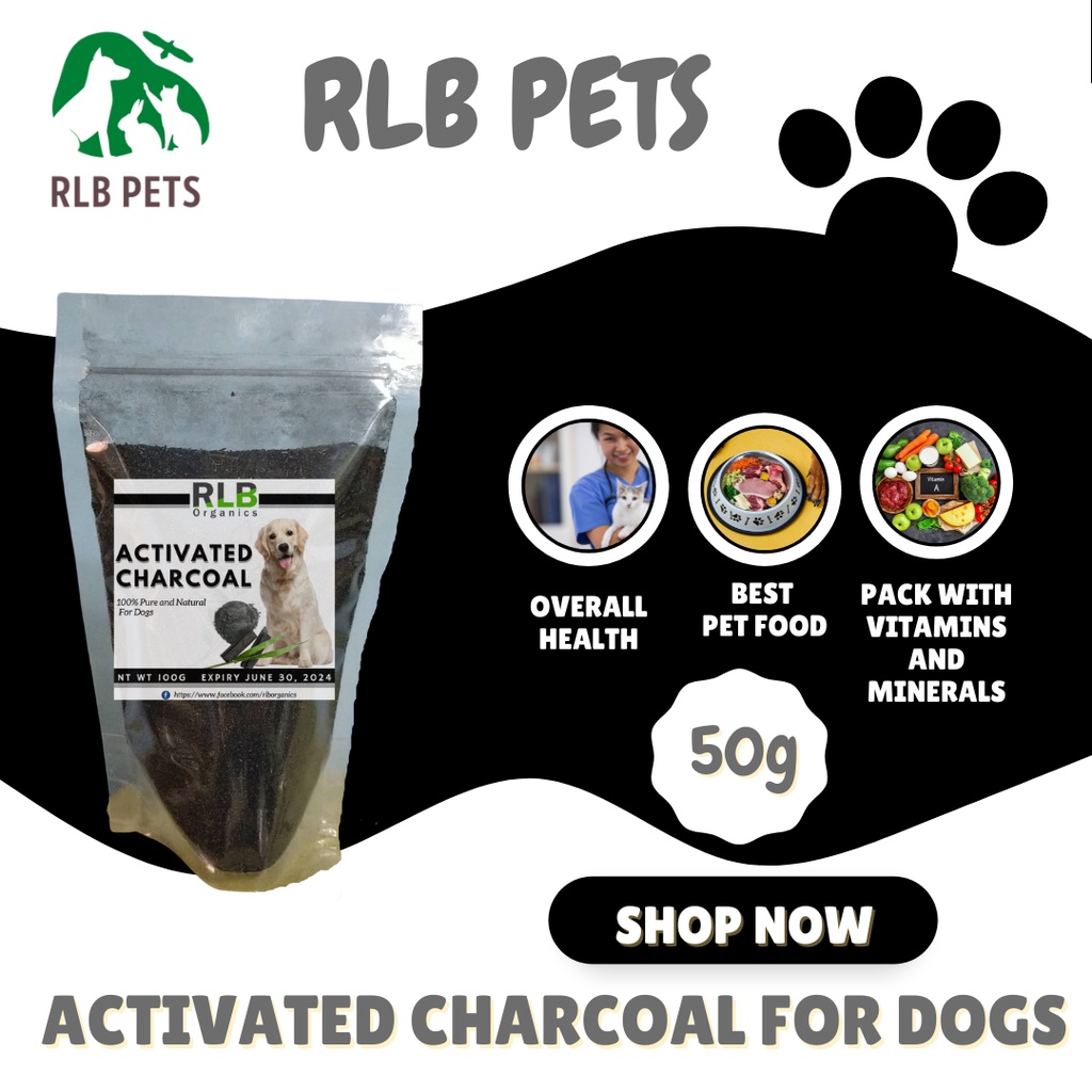 50 grams Activated Charcoal Powder for Dogs Pet - Food Toppers | Shopee ...