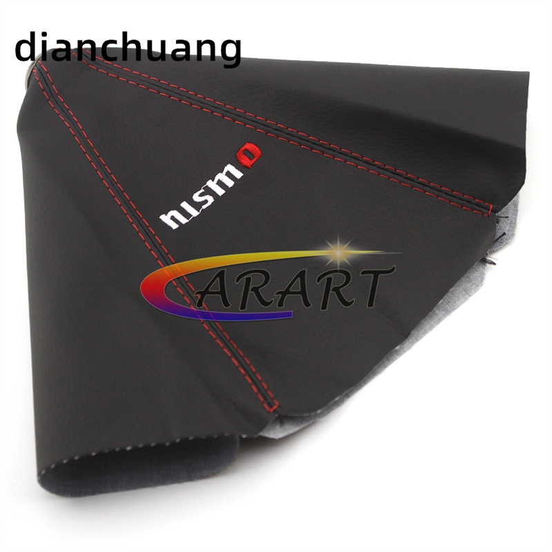 Nismo Car Racing Gear Shift Knob and PU Leahter Shifter Knob Cover Boot ...
