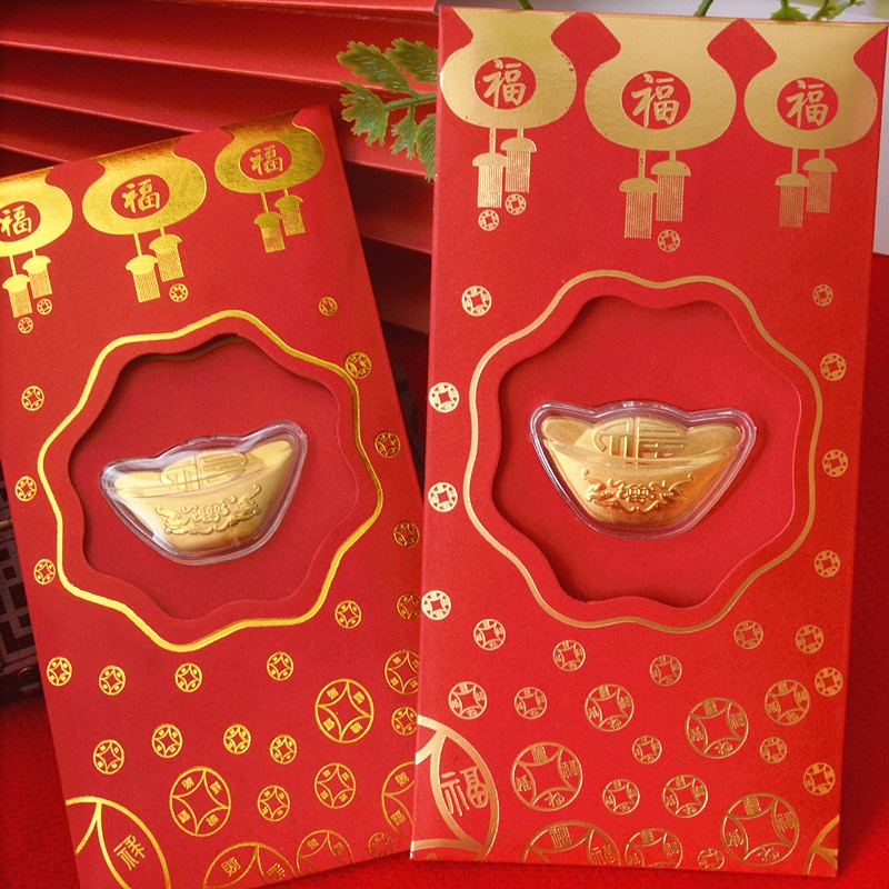 2025 Snake Year Lucky Ingots Coin Set Gold Foil Angpao Angpow Angpau ...