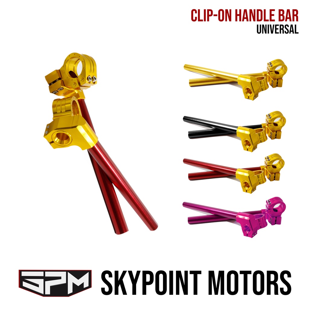 CLIP-ON HANDLE BAR TRANSFORMER FOR MOTORCYCLE UNIVERSAL R8 (9803-203 ...