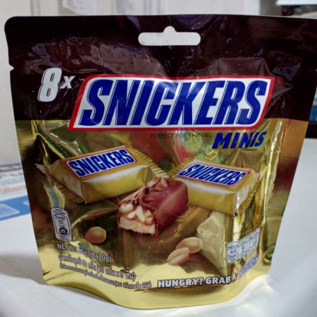 (Mini Pouch)Snickers Mini Chocolate Pouch 80g | Shopee Philippines