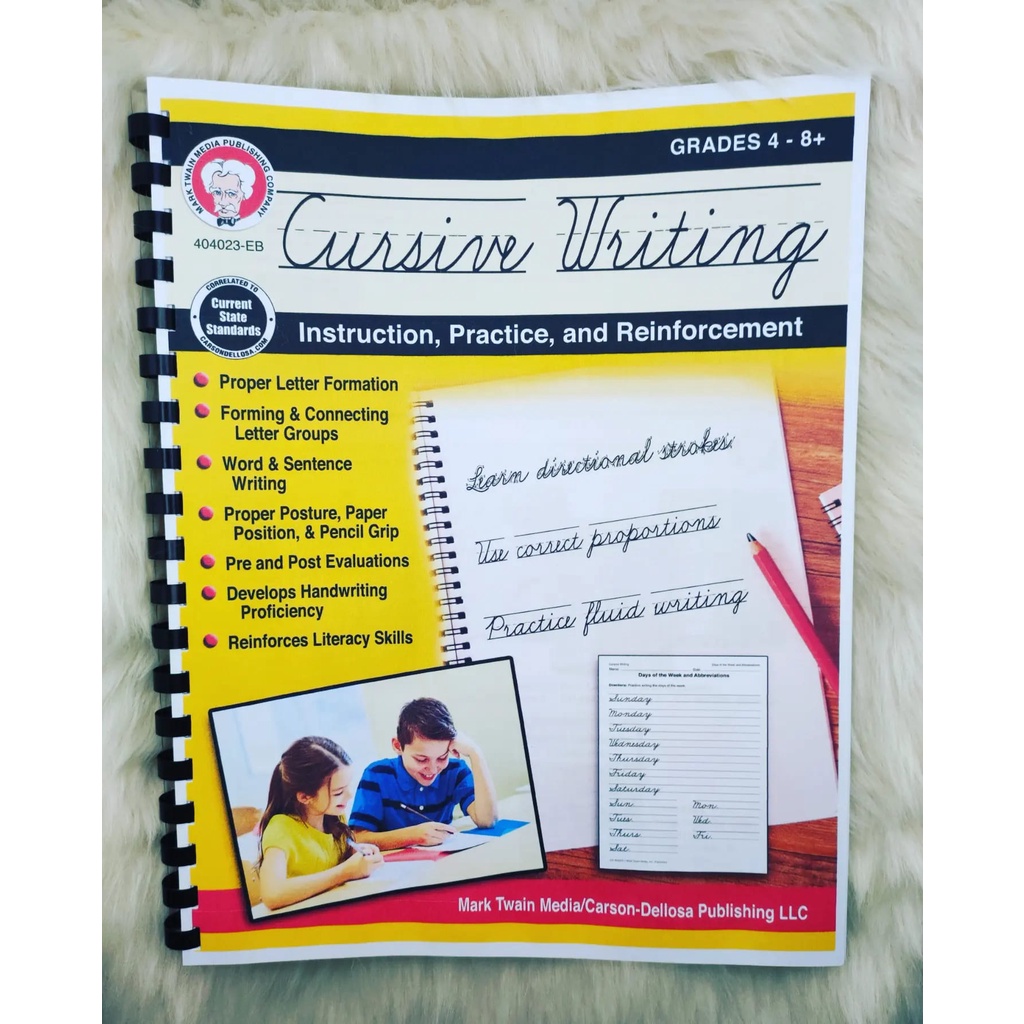 Cursive Writing Workbook for Grade 4 to 8 | Shopee Philippines