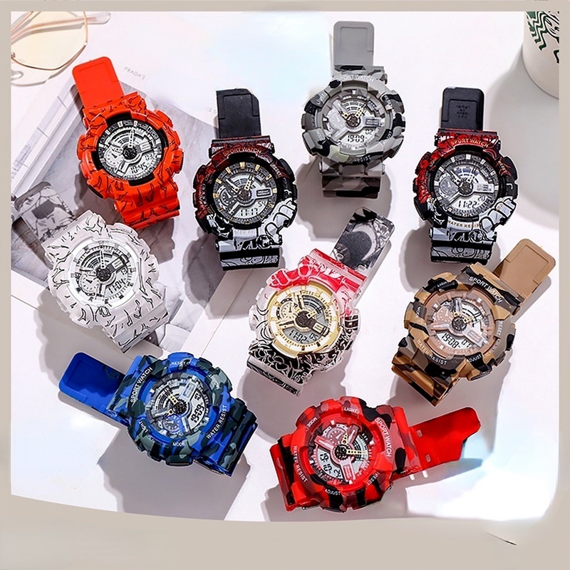 1 Naruto electronic watch children Sasuke Sakura Itachi cos watch male ...