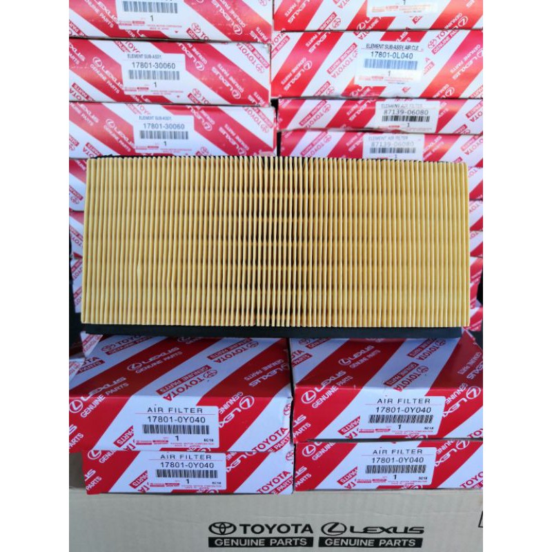 TOYOTA Engine Air Filter Vios Yaris Rush Avanza (1pc) SKU: 17801-0Y040 ...