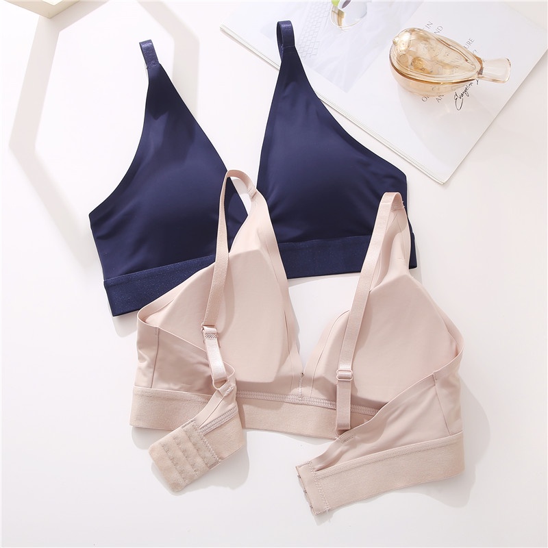 Finetoo Deep V Sexy Women Seamless Bra Underwear Push Up Bralette ...
