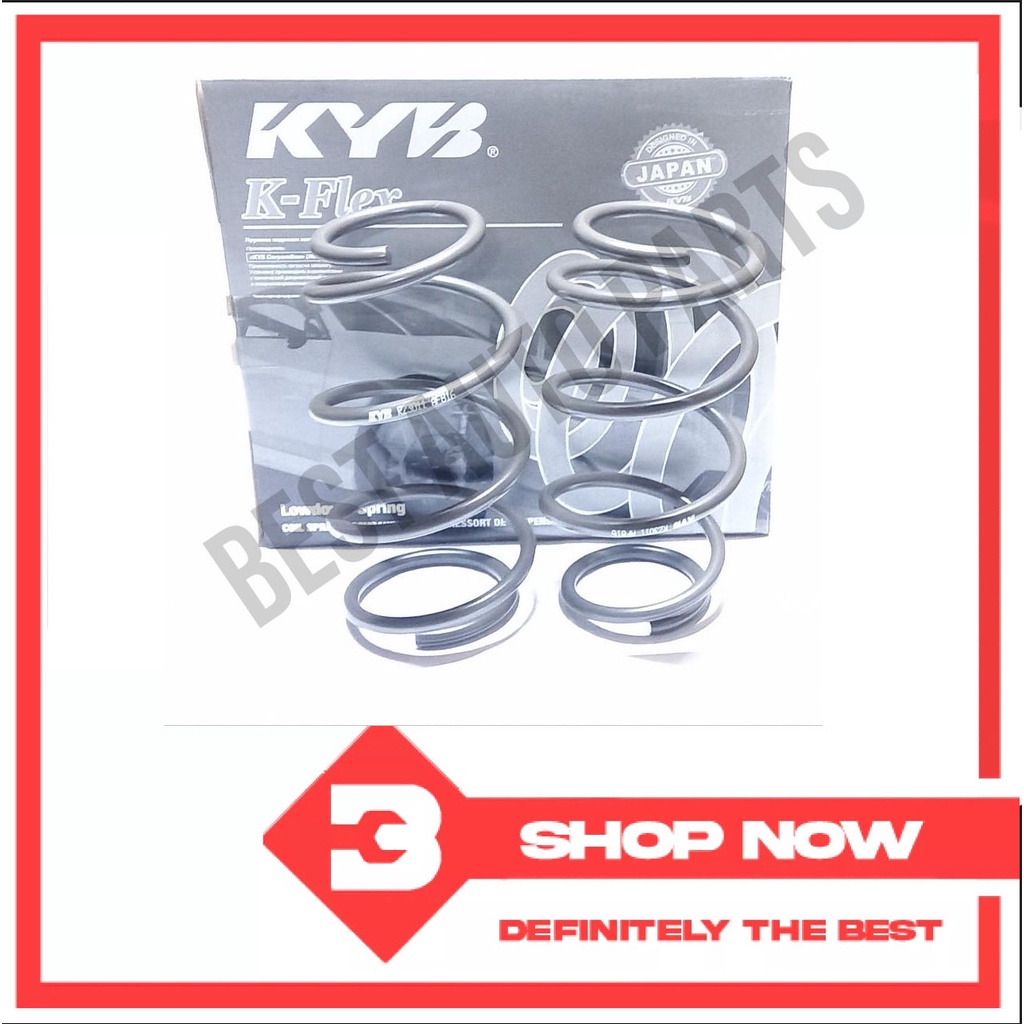 KYB (2pcs) Lowering Spring (Front) for Toyota Vios / Yaris NCP91/92 ...