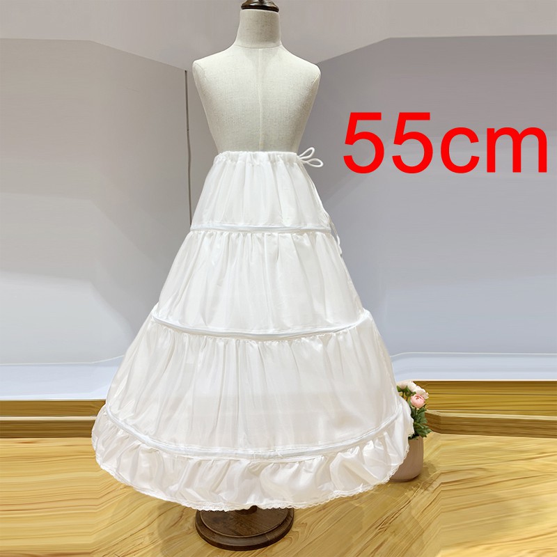 MQATZ White Girls Petticoat Dress Length 55cm | Shopee Philippines