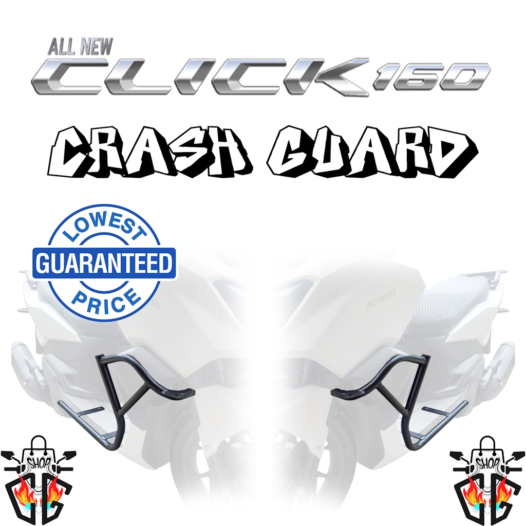 CLICK 160 - Half Crash Guard Heavy Duty COD | Shopee Philippines