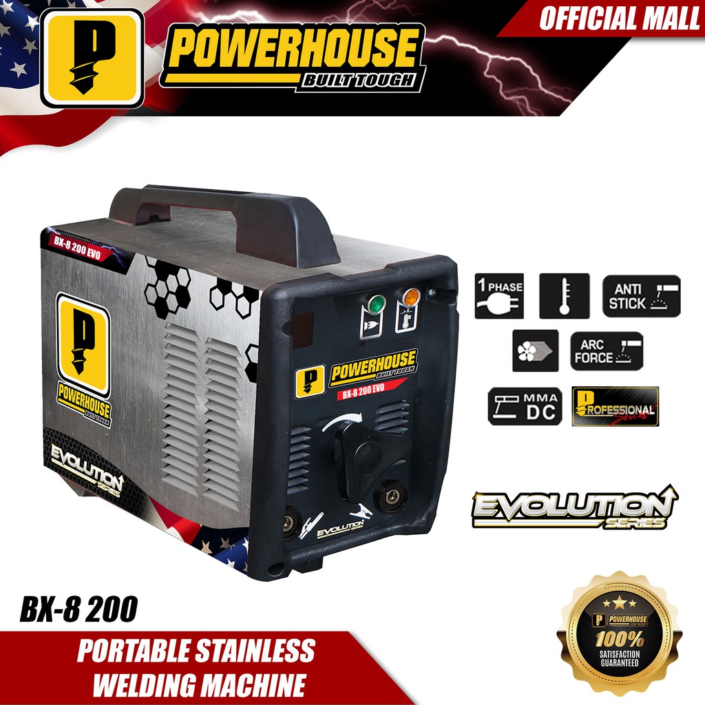 Powerhouse Usa 200a Bx8-200 Evolution Ac Arc Stainless Body Welding ...