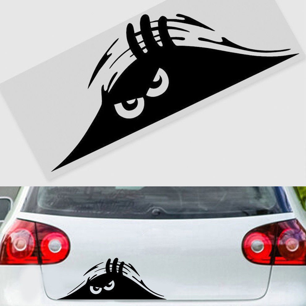 Peek a boo car sticker funny decal | Shopee Philippines