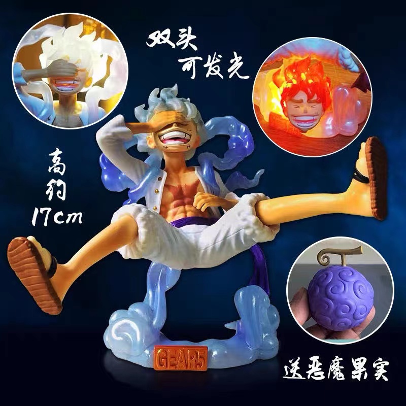【READY STOCK】NEW GK Onishima Endgame One Piece Fifth Gear Sun God Nika ...