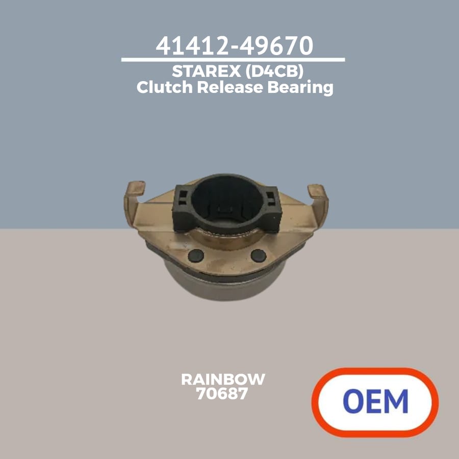 Clutch Release Bearing for HYUNDAI Starex D4CB [OEM] Part#; 41412-49670 ...