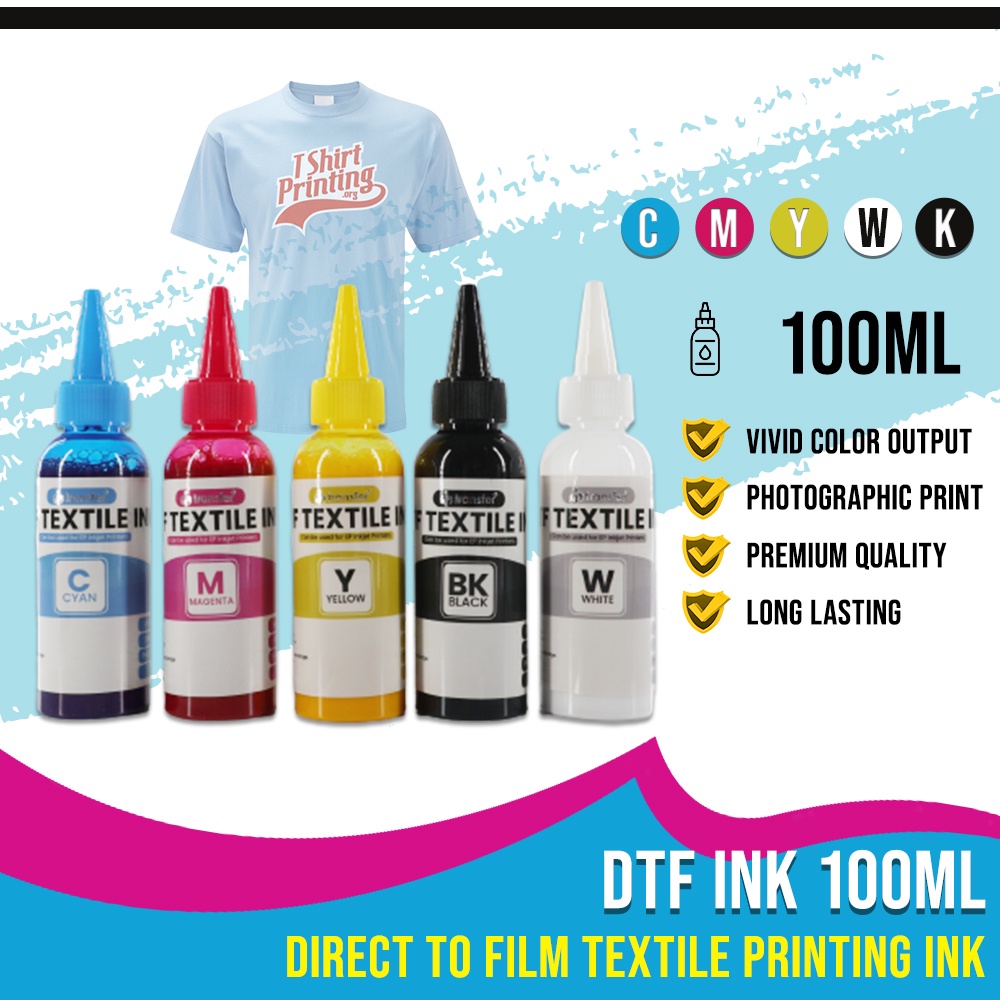 I-Transfer 100ml DTF Direct to Film Textile Pigment Ink Premium Quality | Shopee Philippines