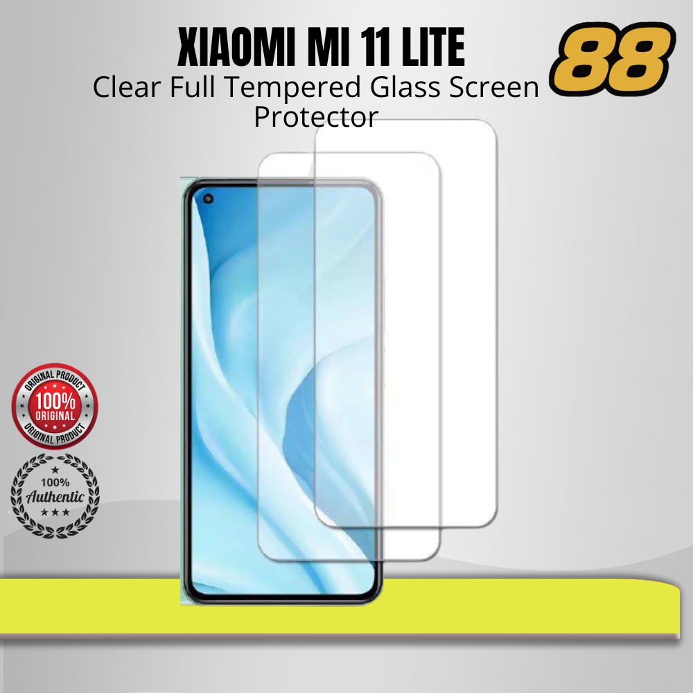 Xiaomi Mi 11 Lite / MI 12 LITE Clear Full Tempered Glass Premium Screen ...