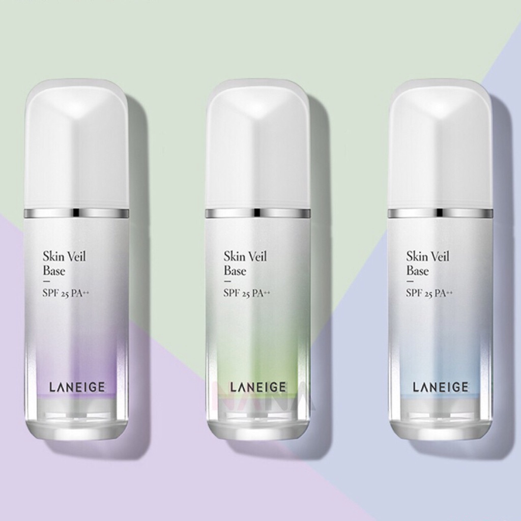 New Laneige Skin Veil Base SPF25 PA Face Base Cream Founcation Primer ...