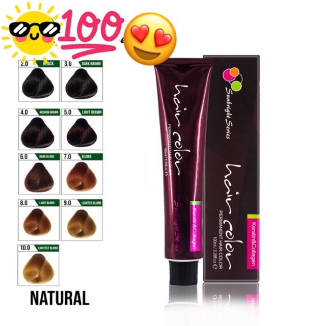 Sunbright colors hair color dye | Shopee Philippines