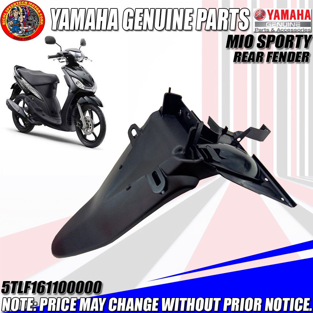 MIO SPORTY REAR FENDER (YGP) (Genuine: 5TL-F1611-00) | Shopee Philippines