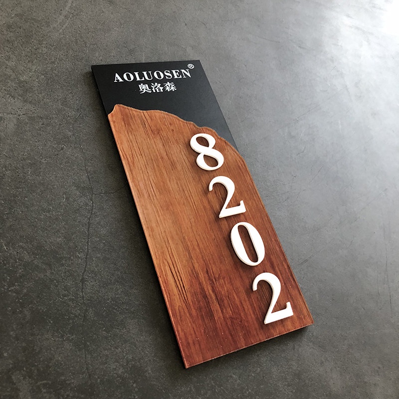 Acrylic Door Plate Customized Door Number Door Plate Number Plate ...