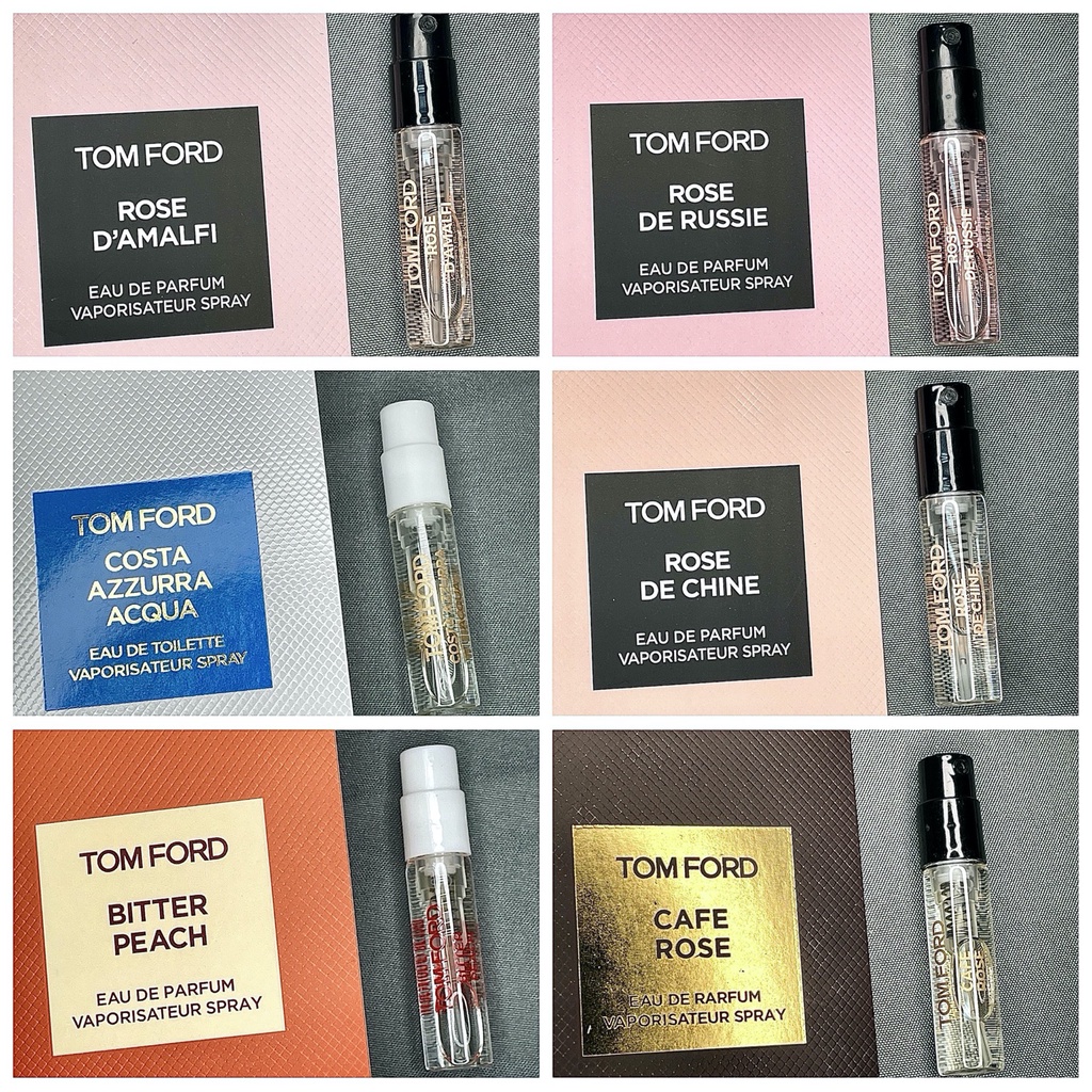 「Perfume Sample」Tom Ford Perfume Collection 6 Scent Available 1.5ML ...