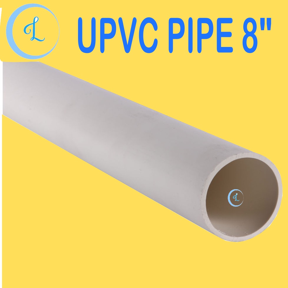 UPVC PIPE 200MM 8" (1 FEET) (NO SIRIM) | Shopee Philippines