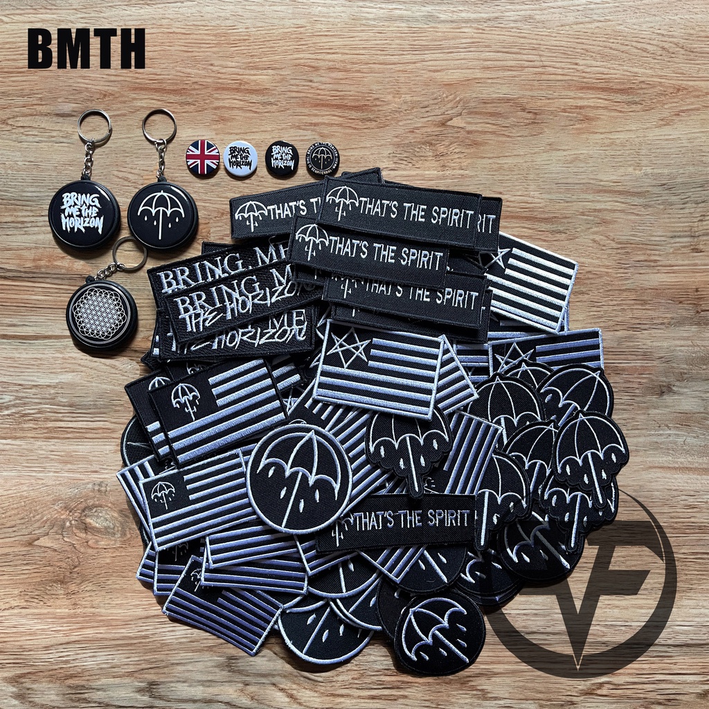 Patch emblem Embroidery BAND MOTIF BRING ME THE HORIZON BMTH extra ...
