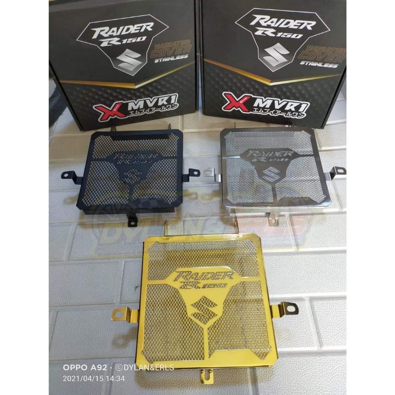 MVR1 RADIATOR COVER STAINLESS FOR RAIDER 150 FI | Shopee Philippines