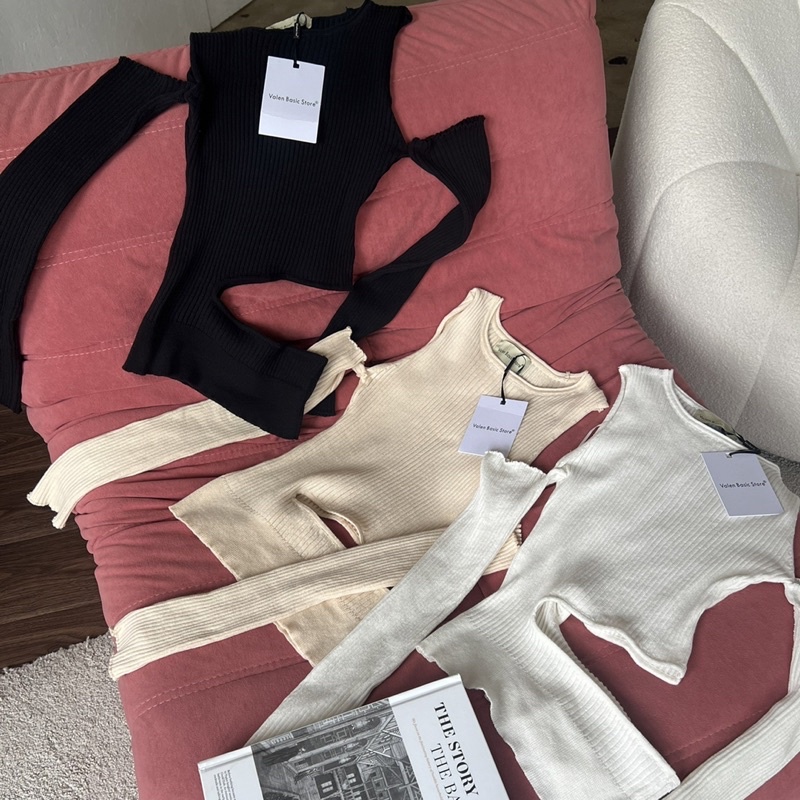 KOREA Woven Shirt Tight Fabric Beautiful Super Chic Details Open ...
