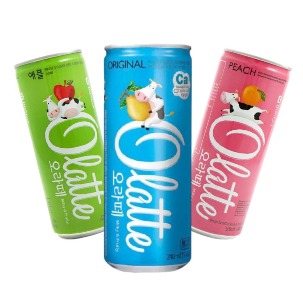 DONG-A OLATTE JUICE DRINK ORIGINAL,PEACH, APPLE 240ML | Shopee Philippines