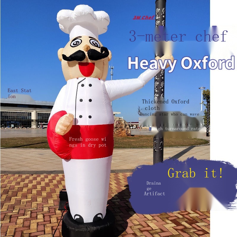 Waving inflatable man swinging clown cartoon welcome puppet dancing ...