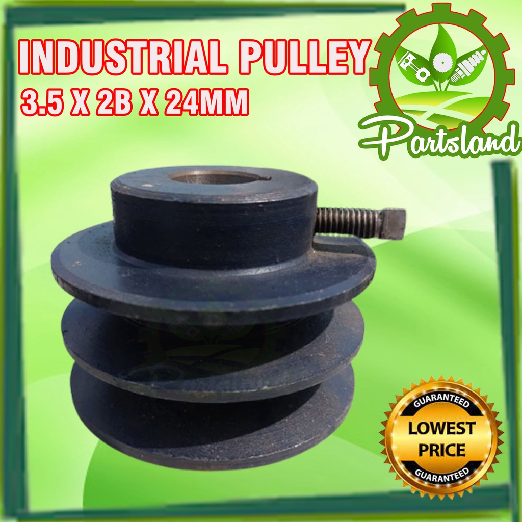 INDUSTRIAL PULLEY 3.5 X 2B X 24MM | Shopee Philippines