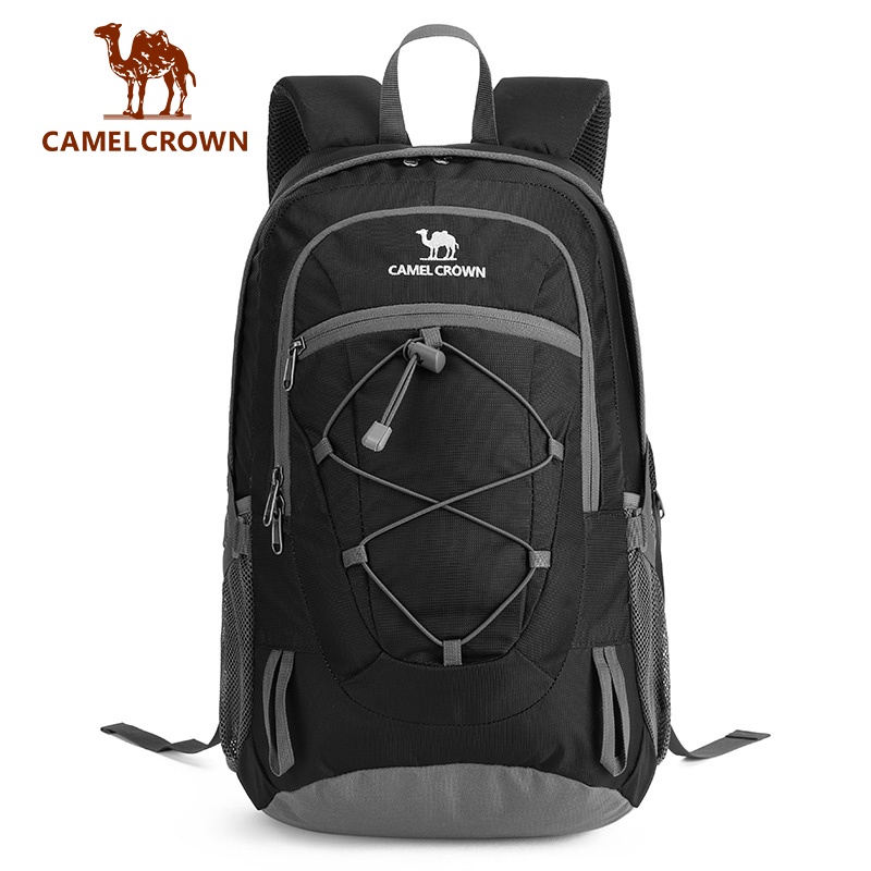 CAMEL CROWN Mountaineering Bag 30l Men's And Women's Backpack Travel Large-Capacity Hiking Light ...