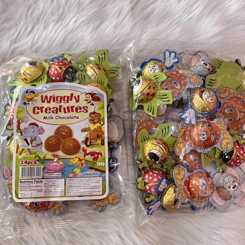 Wiggly Creatures Milk Chocolate 24pcs | Shopee Philippines